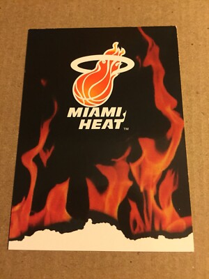1994-95 NBA Hoops- SkyBox #404 Miami Heat Team Logo- MINT- Question ...