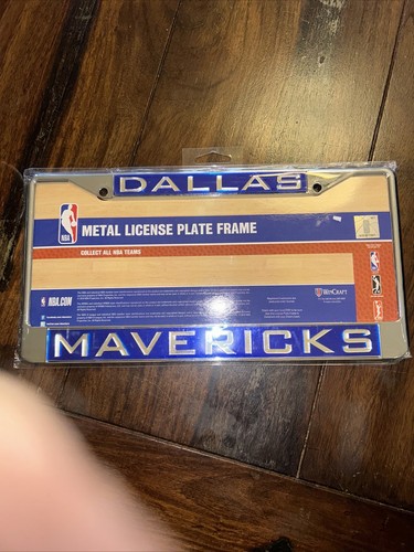 Dallas Mavericks Premium Metal License Plate Frame Chrome Tag Cover ...