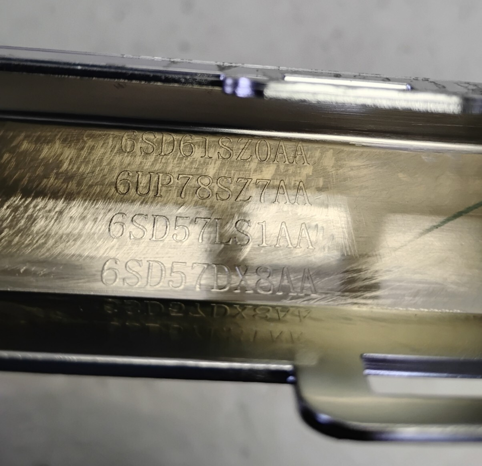 2021-2024 JEEP GRAND CHEROKEE L FRNT FASCIA APPLIQUE SATIN CHROME OEM ...