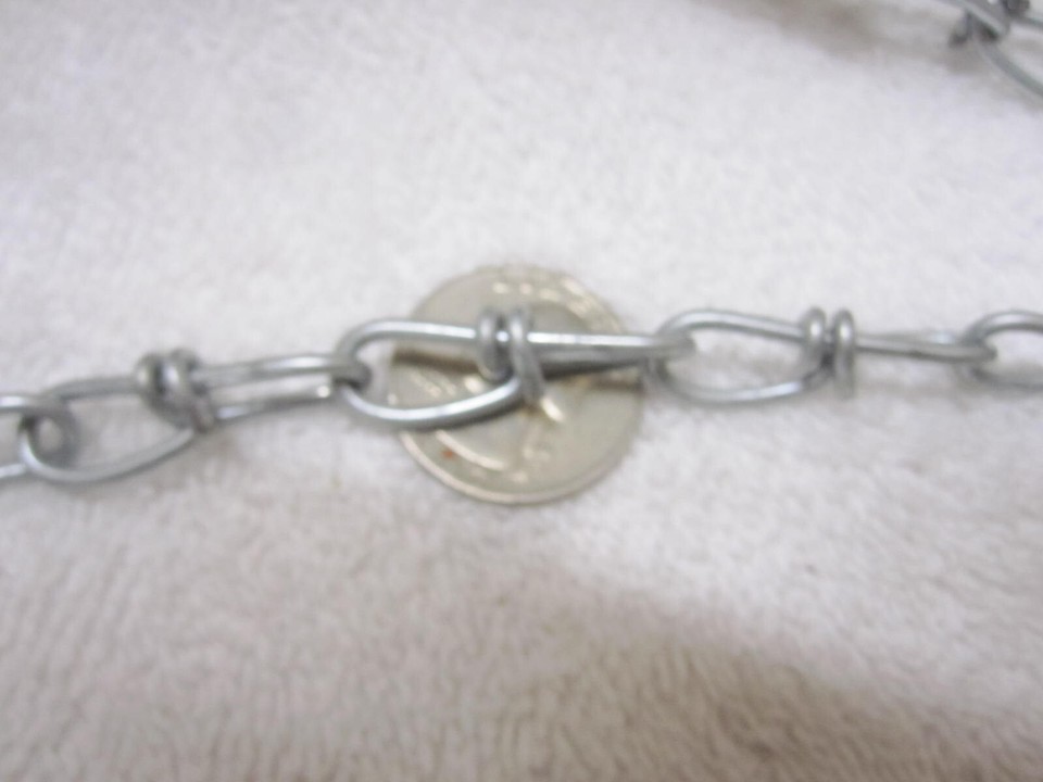 METALLICS INC Double Loop Chain Galvanized 100Ft Box DLC3 Zinc Plated ...