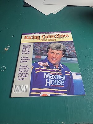 Nice Oct 1992 Racing Collectibles Price Guide Magazine. Sterling Marlin ...