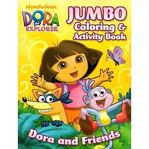 Dora the Explorer Jumbo Coloring & Activity Book ~ Dora and Friends | eBay