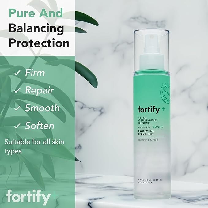 Fortify Hydrating Facial Mist Spray with Hyaluronic Acid & Aloe -Anti ...
