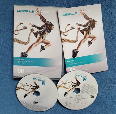 Les Mills Body Step LMI Step 96 DVD, CD und Choreographie Anleitung ...