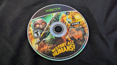 Destroy All Humans (Microsoft Xbox, 2005) Disc Only TESTED 752919520284 ...