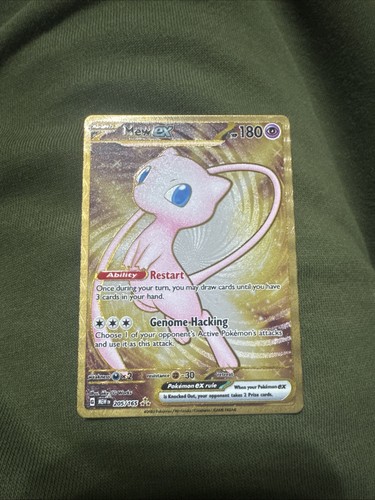 Mew ex - (151 Metal Card) 205/165 Sv: Scarlet & Violet 151 Regular | eBay