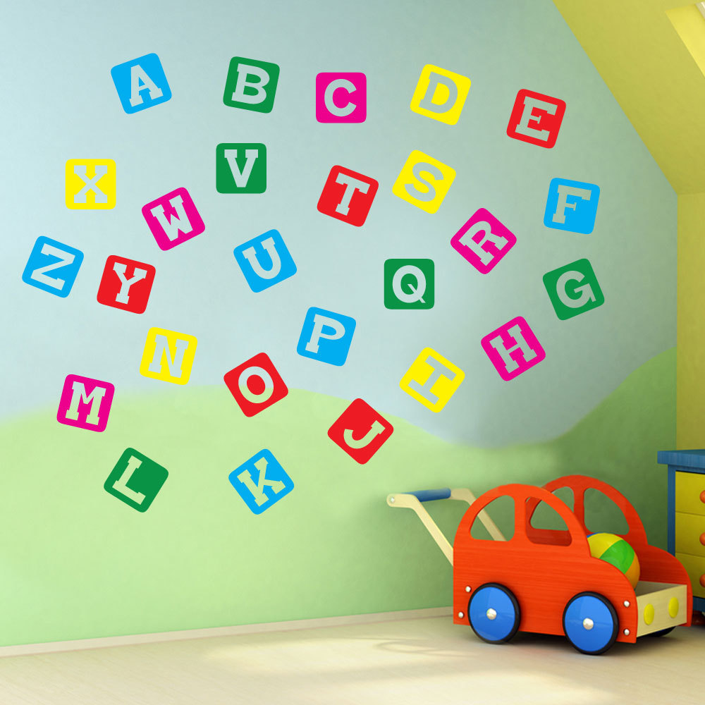 Wall Alphabet Decals