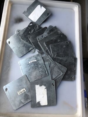4-11/16 flat blank steel cover, 11B mixed, Electrical Box Cover 25pcs ...
