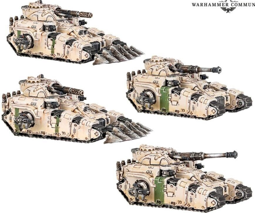 Warhammer Legions Imperialis: Kratos Heavy Tank Squadron (4) NEW in BOX ...