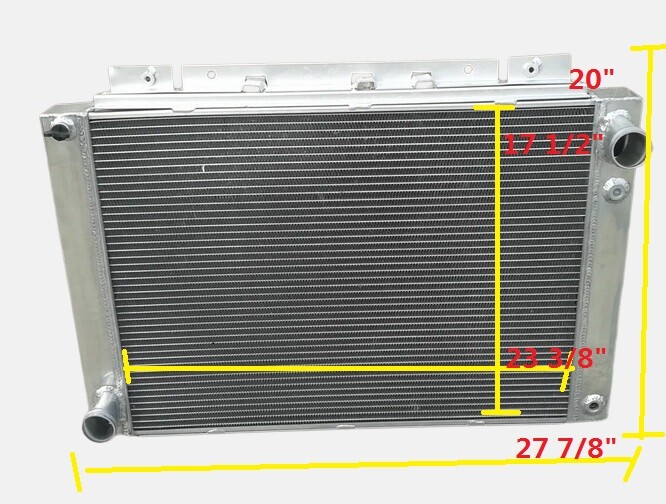 3 Row For Ford Thunderbird T-Bird 1961-1966 62 1963 1964 65 AT Aluminum ...