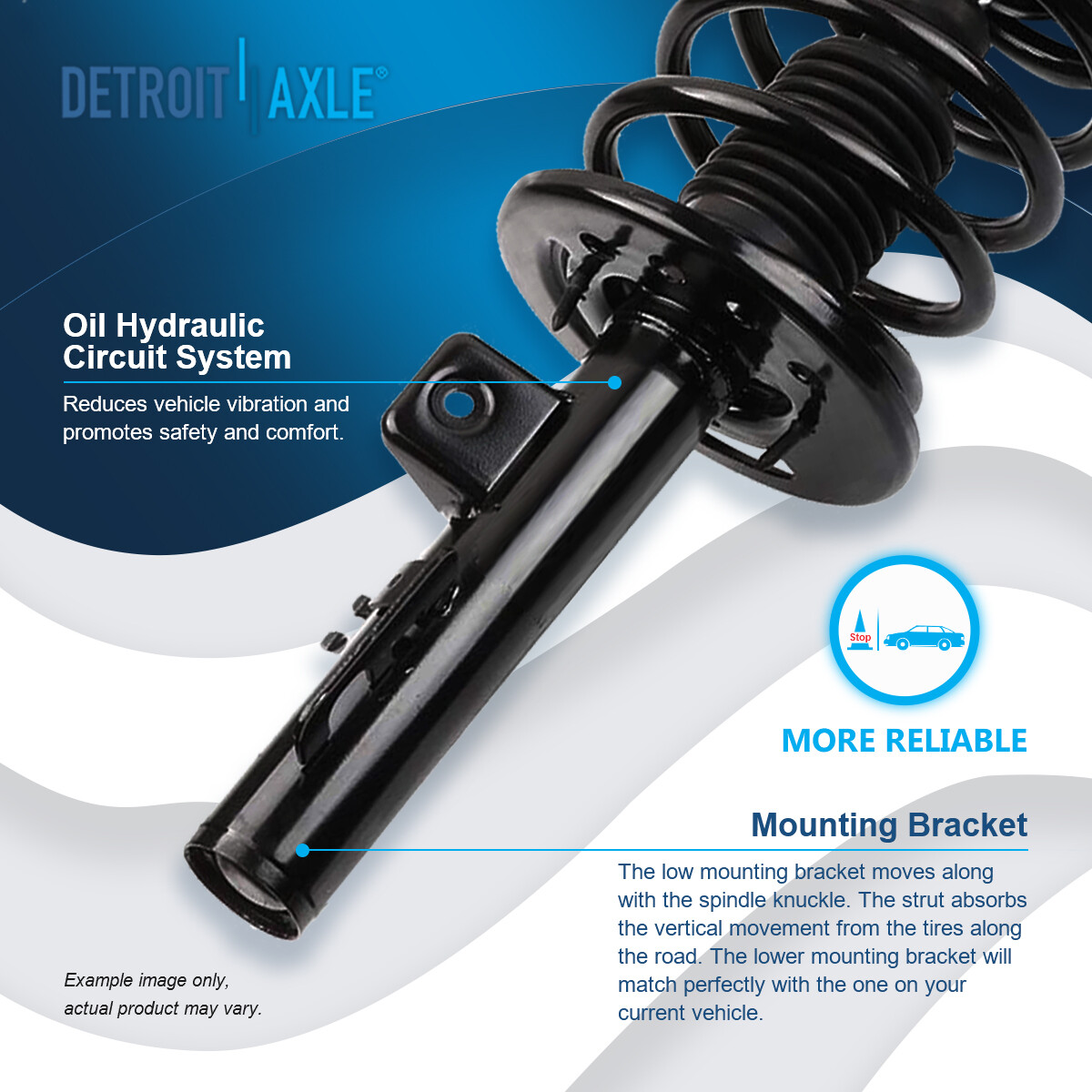 FWD Front Struts w/ Coil Spring Assembly for 2008 2009 Ford Taurus ...