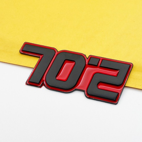 2x Black & Red Metal 2.0L Engine V6 V8 Emblem Sport SUV Racing Logo ...