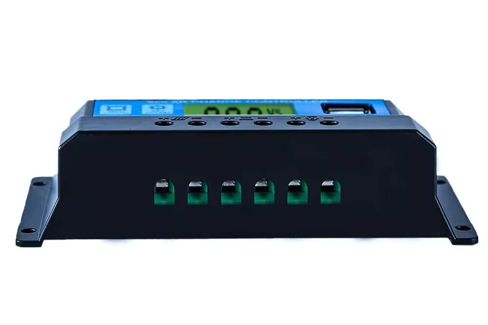 30A PWM Solar Panel Regulator Battery Charge Controller LCD Dual USB ...
