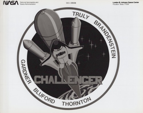 STS-8 Challenger Mission Patch Insignia Shuttle 1983 - Original NASA Photo | eBay