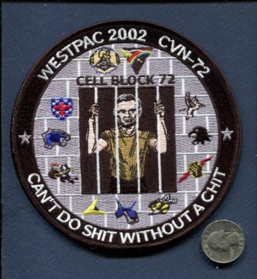 CVN-72 USS LINCOLN Cell Block WESTPAC 2002 US Navy Ship Squadron Cruise ...