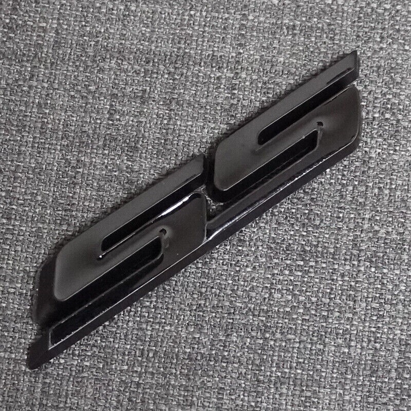 3x SS Badge Fender Trunk Emblem 3D Super Sport Badge Nameplate Gloss ...
