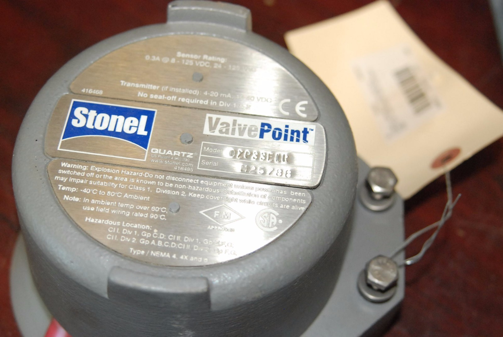 StoneL, QZP33E1R, Valve Position Sensor, Valve Point, NEW | eBay