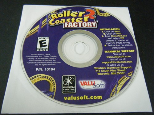 Roller Coaster Factory 2 (PC, 2002) - Disc Only!!! 755142101640 | eBay