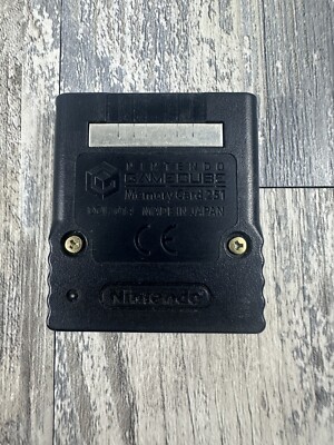 Official Nintendo GameCube Black Memory Card 251 Blocks (DOL-014 ...