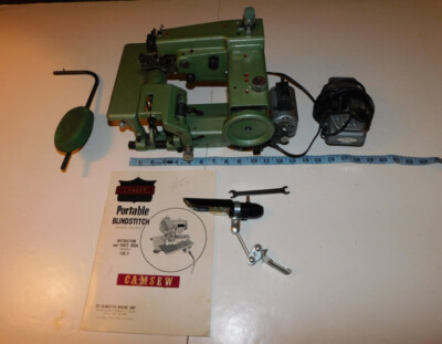 Rex CAMSEW Portable BlindStitch Sewing Machine 708 Series Vintage Run ...