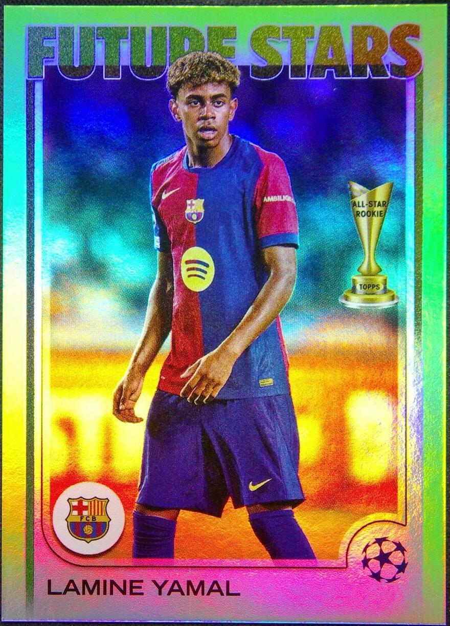 2024-25 Topps Uefa Club Competitions - Future Stars Lamine Yamal #27 ...