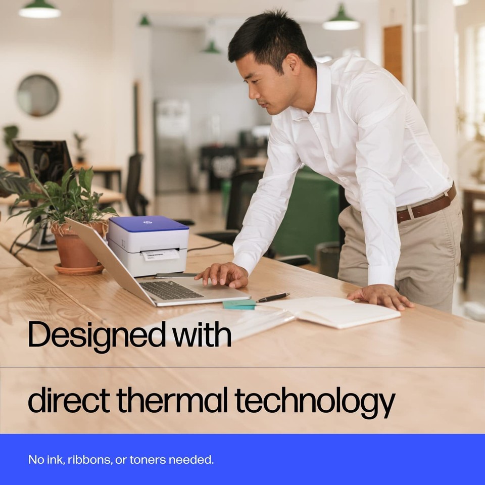 HP Direct Thermal Label Printer KE200 USB, Shipping, Barcode, & More | eBay