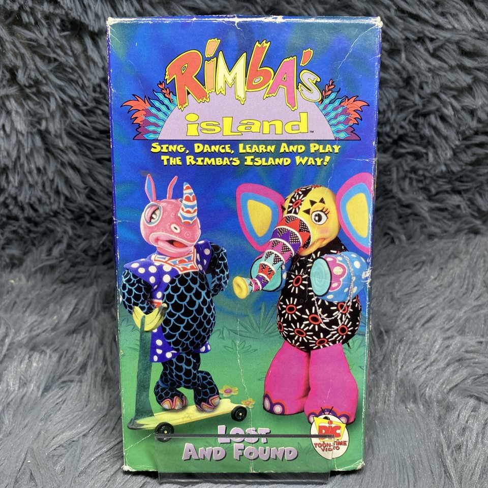 Rimbas Island: Lost And Found VHS Tape 1994 Dic Toon-time Video Sing ...