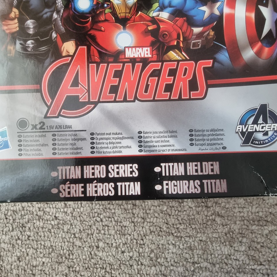 Marvel Avengers Titan Hero Series Captain America Volt Glider Figure ...