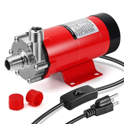 Wort Pump With Switch Brewing Pump Stainless Steel Magnetic Beer Pump ...