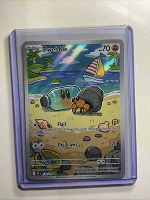 Pokemon TCG Dwebble Illustration Rare Card 129/086 Sv: Black Bolt | eBay