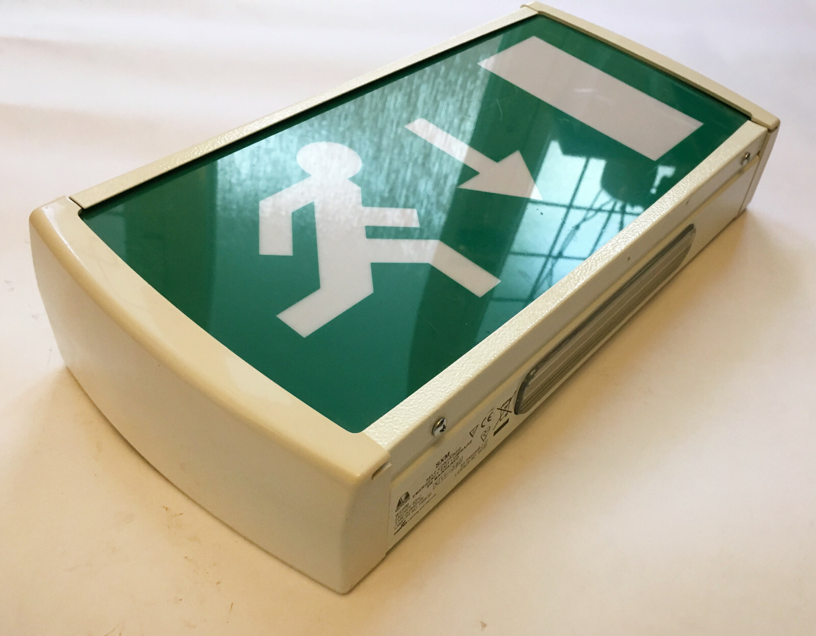 Menvier SXM T5 Fluorescent Emergency Exit Sign 3h Maintained Down Arrow ...