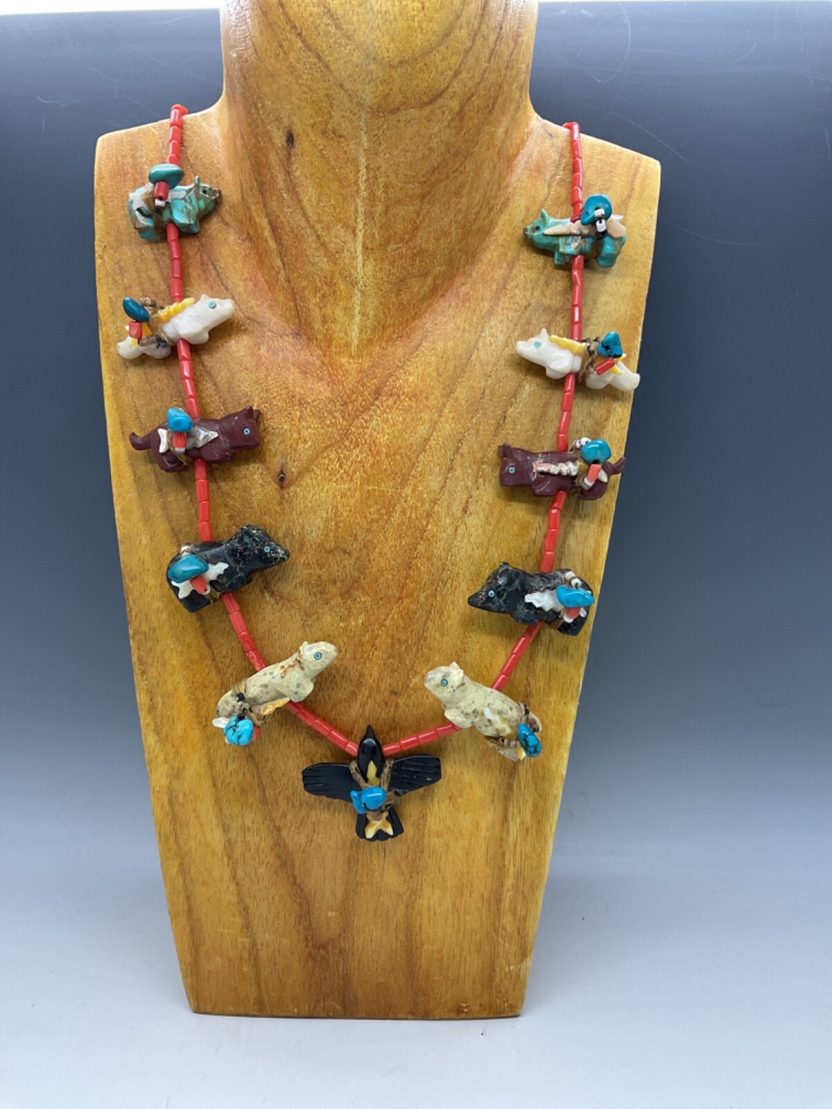 RARE Native American Navajo Herbert Davis Fetish Neck… - Gem