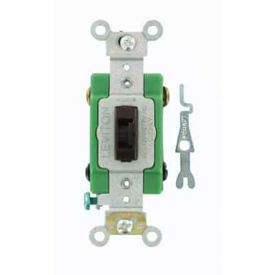 Leviton 30 Amp Industrial Grade Heavy Duty Double-Pole Locking Switch ...