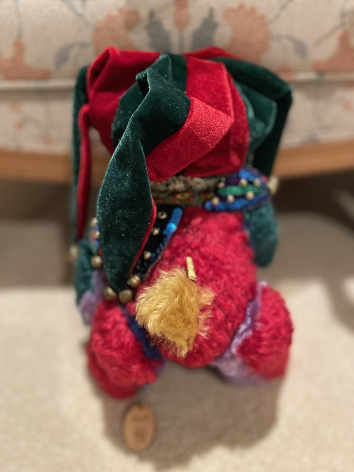 Robert Raikes Design " Olaff Court Jester Mohair Bear " Limited Edition ...