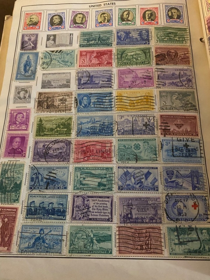 1968 Traveler Stamp Album of the World Postage Stamps!!! 100's of ...