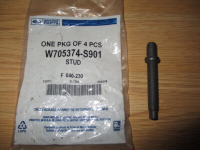 NOS OEM Ford Catalytic Converter Exhaust Stud W705374-S901 Ford Lincoln ...