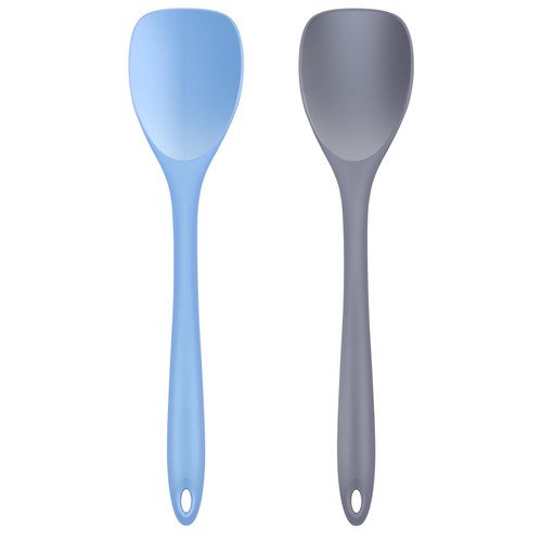 Silicone Spatula Spoon 2pack Rubber Spoonula Set Heat Resistant ...