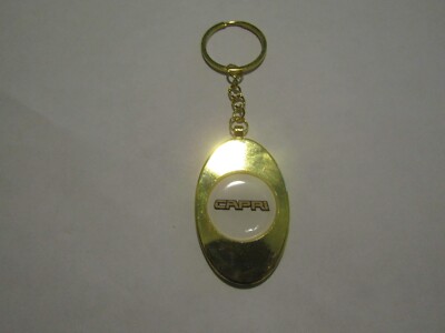 MERCURY CAPRI RS TURBO GT "CAPRI" BADGE EMBLEM LOGO KEYCHAIN KEYRING ...