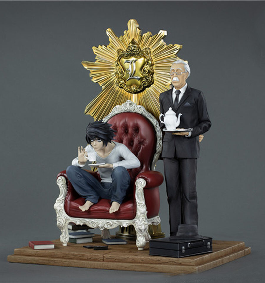 Original OC ORINI DEATH NOTE L·Lawliet Ryuzaki 1/6 SCALE Figure Statue ...