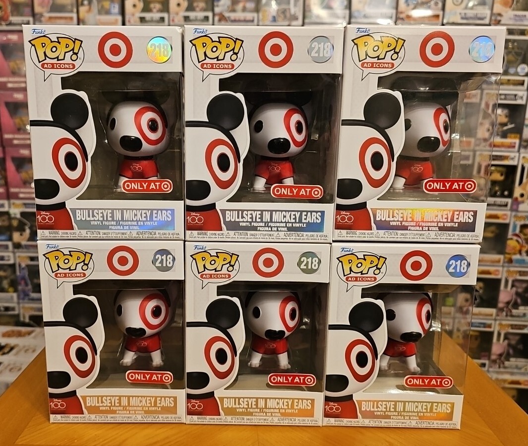 Funko Pop Icons Target Bullseye In Mickey Ears #218 Target Exclusive ...