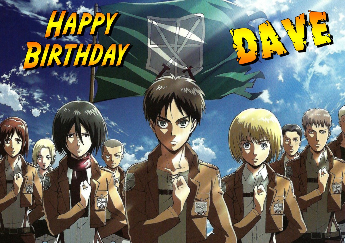 Attack On Titan Birthday