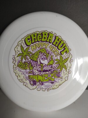 White 4/20 Cheba Hut 9" Frisbee High Flying Disc 420 Marijuana Weed ...