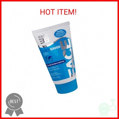 3B Face Saver Antiperspirant Gel for Facial Perspiration & Shine, White ...