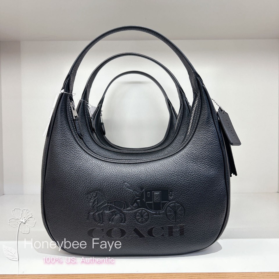 NWT Coach Carmen Shoulder Bag In Signature Jacquard CV001/CR151 | eBay