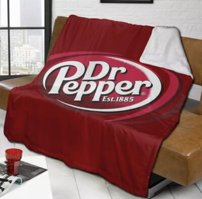 Doctor-Pepper 3D Printed Throw Blanket Super Soft Plush Blanket ...