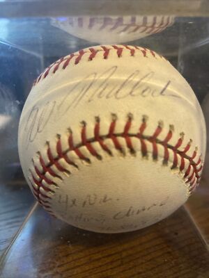 Bill Madlock Signed Autograph Official MLB Baseball - Case Included ...