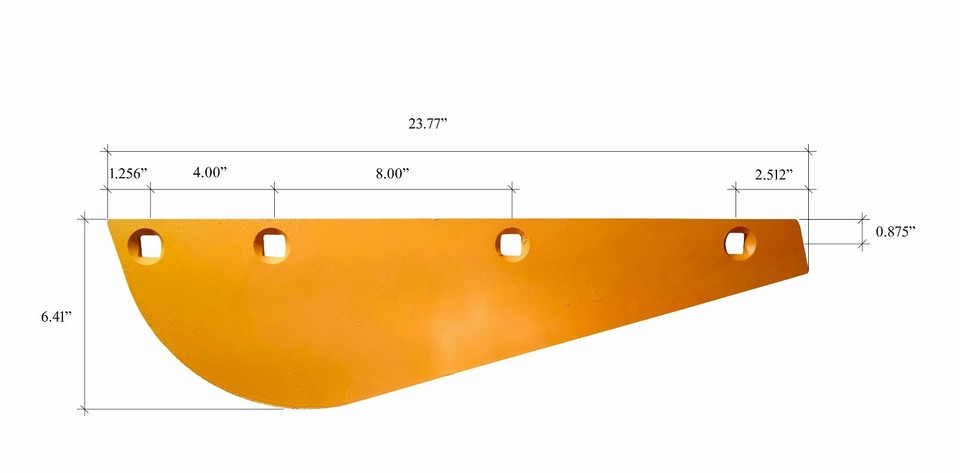 H981 - LH & RH Scraper Box Router Bits w Bolts, fits many Grading ...