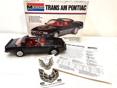 1979 MONOGRAM model car kit 1:24 TRANS AM PONTIAC Kit#2247 Mostly Built ...