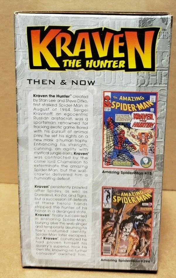 KRAVEN THE HUNTER MINI-BUST BY BOWEN DESIGNS (FACTORY SEALED, BRAND NEW ...