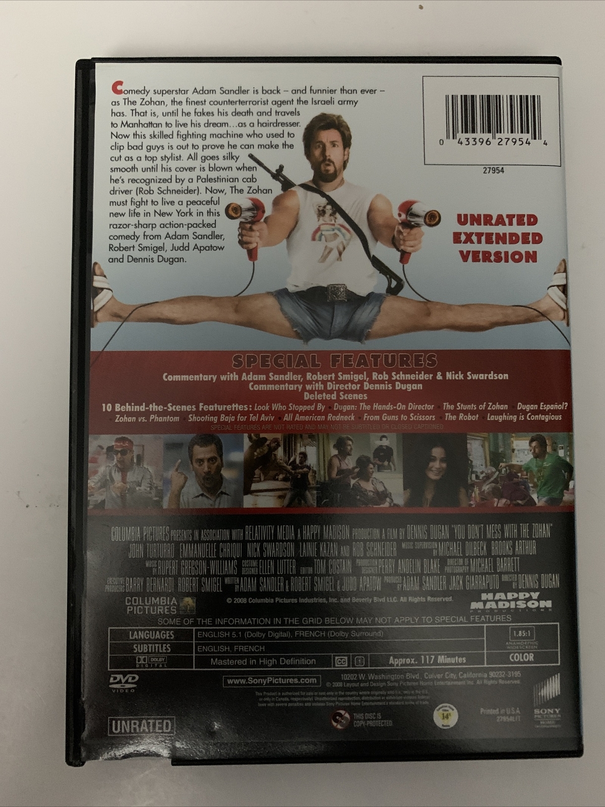 You Don't Mess With the Zohan (DVD, 2008)RL 43396277465 | eBay